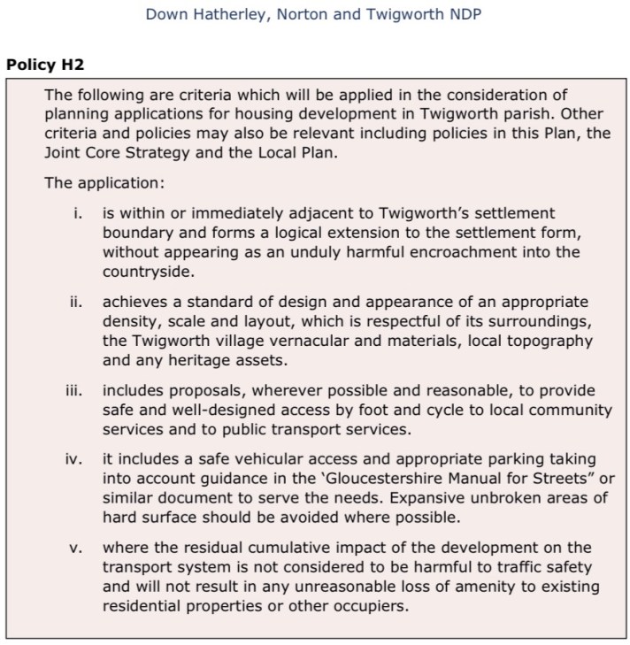 Planning Applications – Twigworth Parish Council Gloucestershire