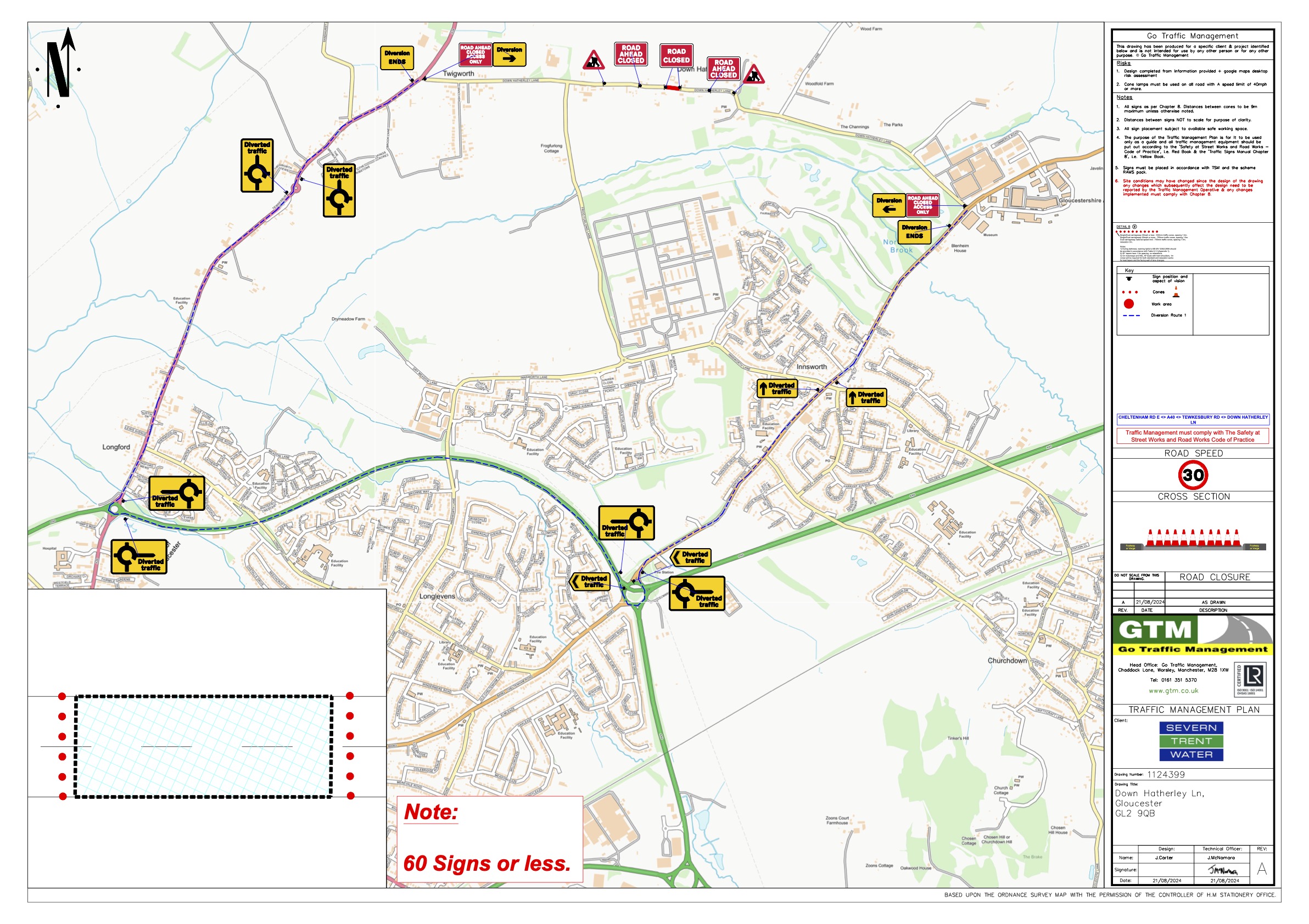 Road Closure – TTRO 604, Down Hatherley Lane, Down Hatherley ...