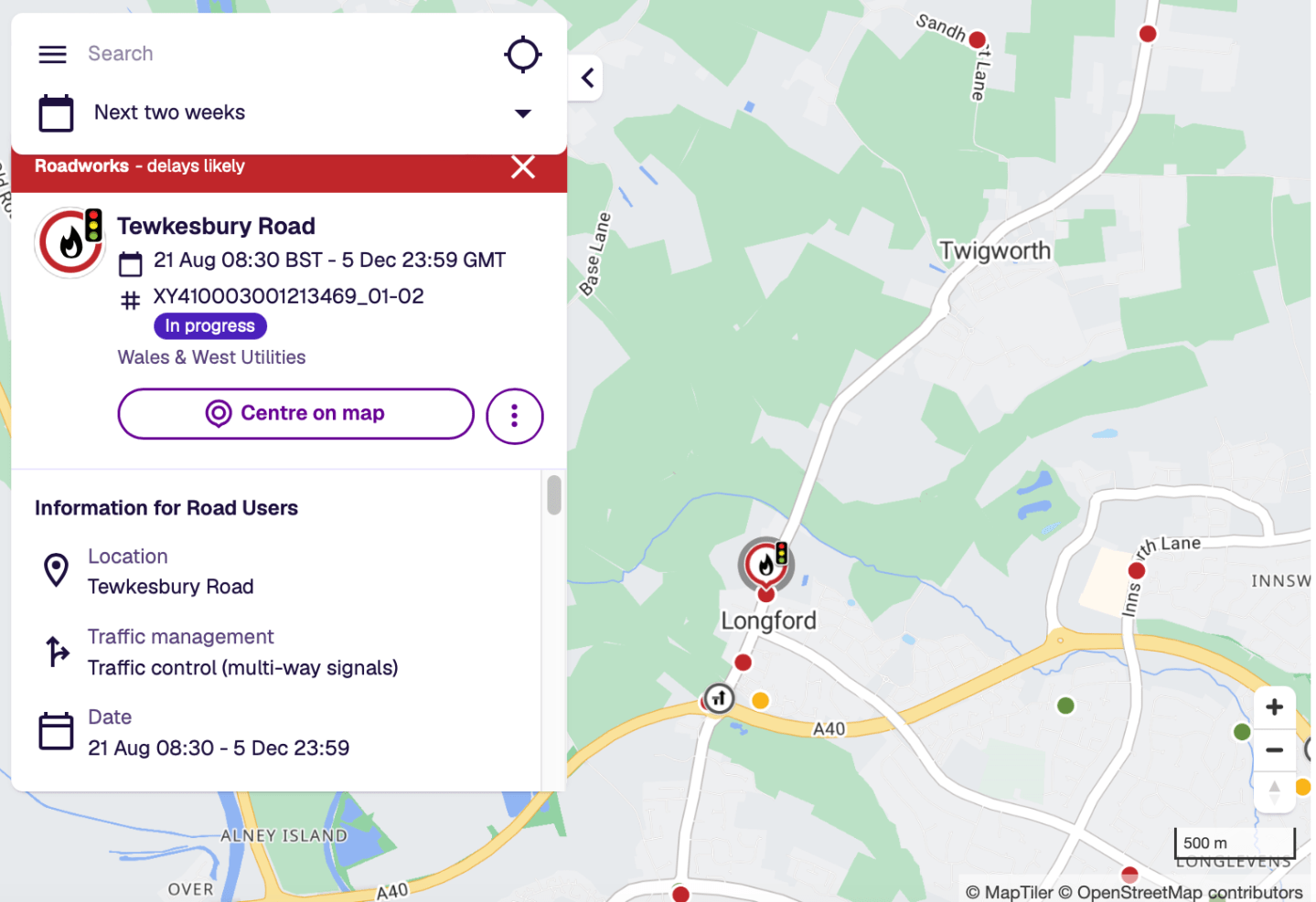 Local Roadworks – around Twigworth – Twigworth Parish Council ...